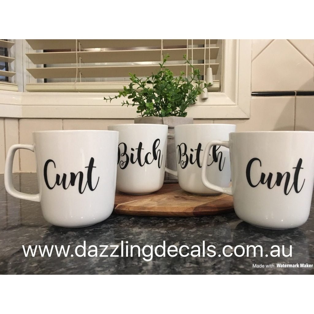Inappropriate coffee mugs cup set of 4 or can purchase individual ...