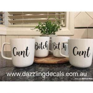 Inappropriate coffee mugs cup set of 4 or can purchase individual ...