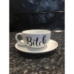 Inappropriate Tea Cup and Tea Pot Set - Dazzling Decals and Designs