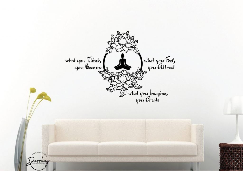 Think Feel Imagine Removable Wall Decal - Dazzling Decals and Designs
